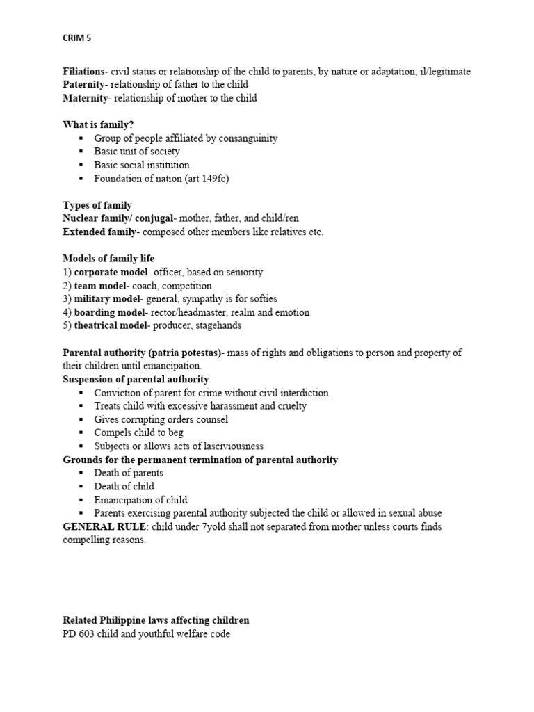 Crim 5 Midtermrevs | PDF