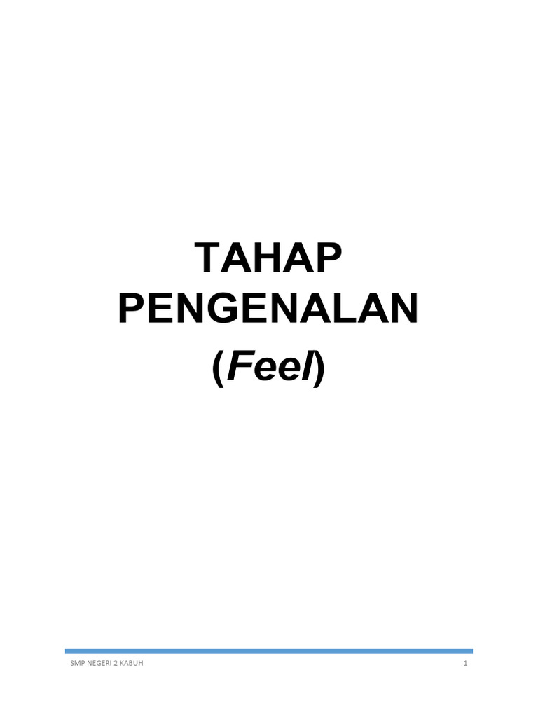 Modul Tahap Pengenalan | PDF Modul Tahap Pengenalan | PDF