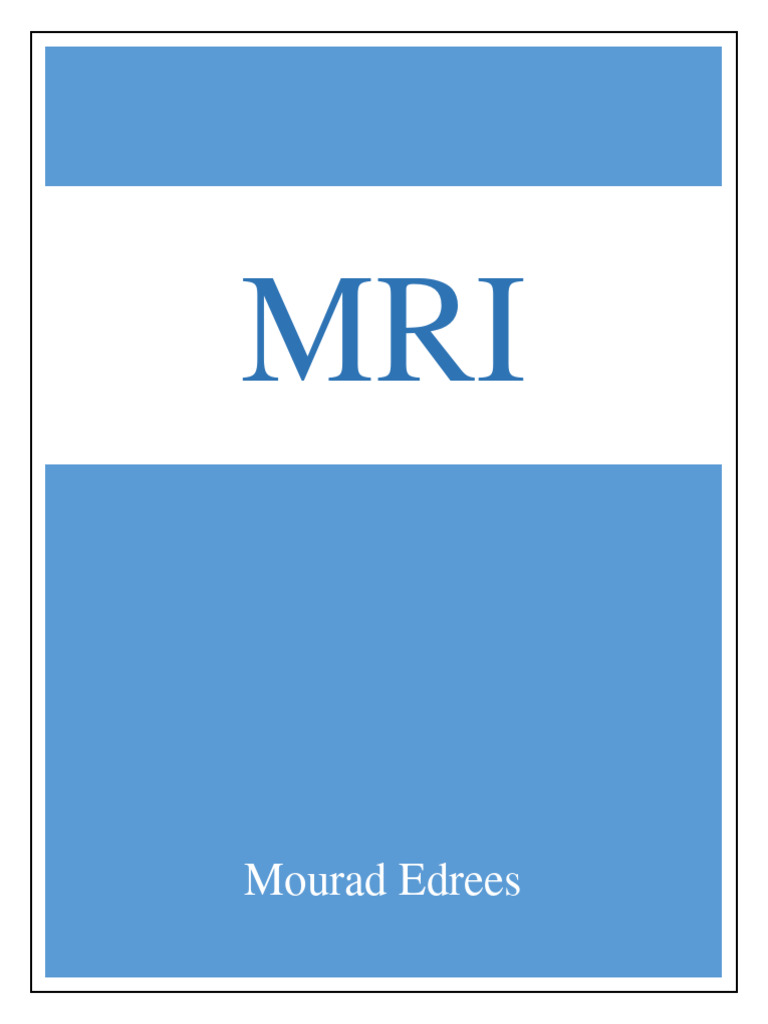MRI Pocket Guide | PDF