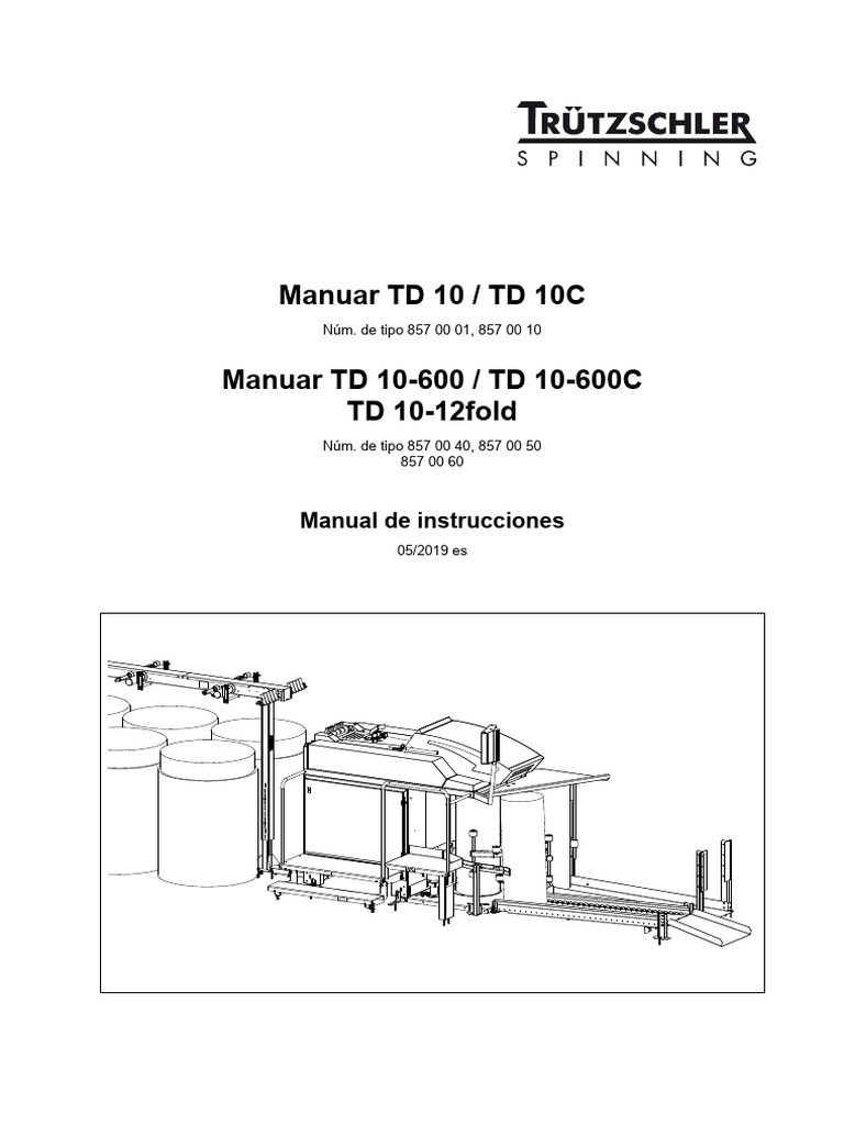 TD10 857 - 00 - 0160 - 00 - Es - 052019 | PDF