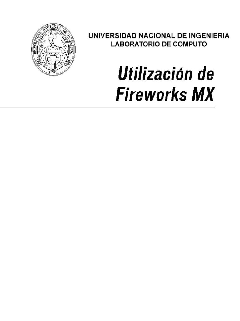 Macromedia Fireworks MX Uni-Peru | PDF