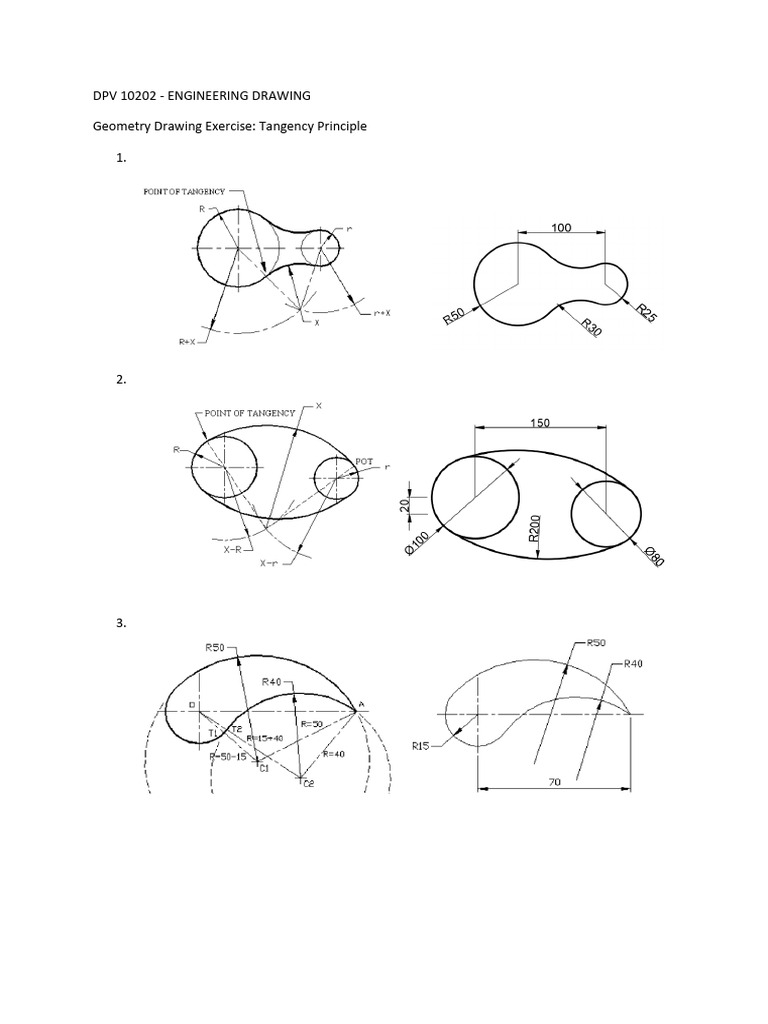 Geometry Drawing Tangency Principle Pdf