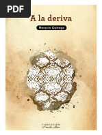 A La Deriva - Horacio Quiroga | PDF