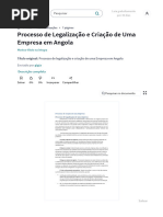 Processo de Legalização e Criação de Uma Empresa em Angola | PDF ...