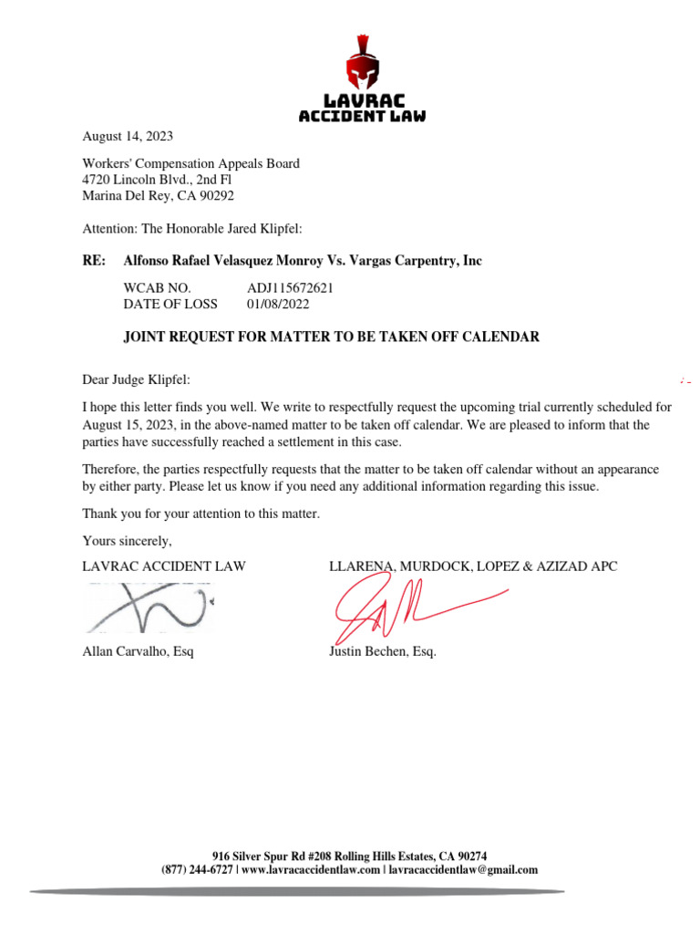 REQUEST FOR OTOC RE MR Alfonso Monroy PDF | PDF | Politics | Law