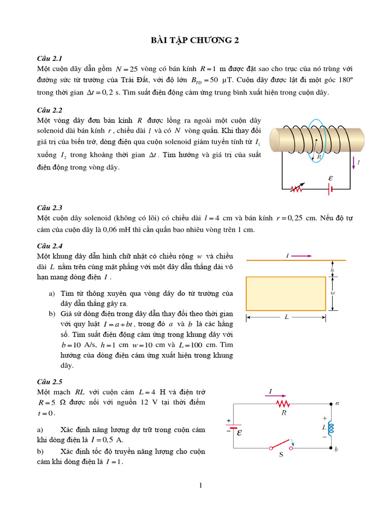Bai tap chuong 2 | PDF