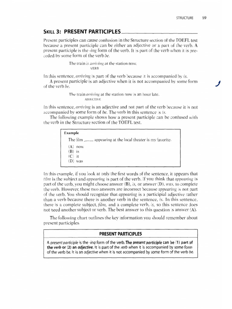 Structure Skill 3 | PDF