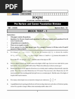 IOQM (7 Sep. 2025) Question Paper With Solution | PDF | Area | Sequence