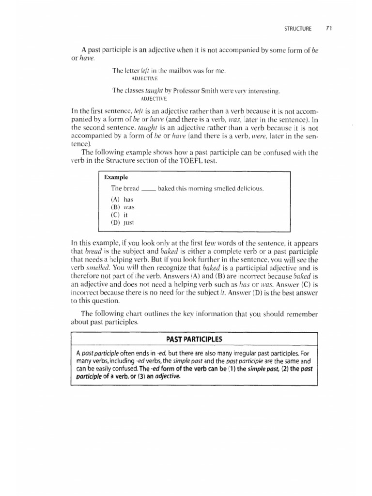 Structure Skill 4 | PDF