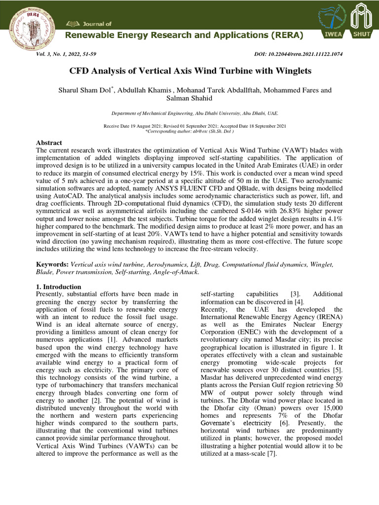 RERA - Volume 3 - Issue 1 - Pages 51-59 | PDF