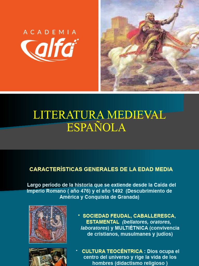 Literatura Espanola Medieval | PDF
