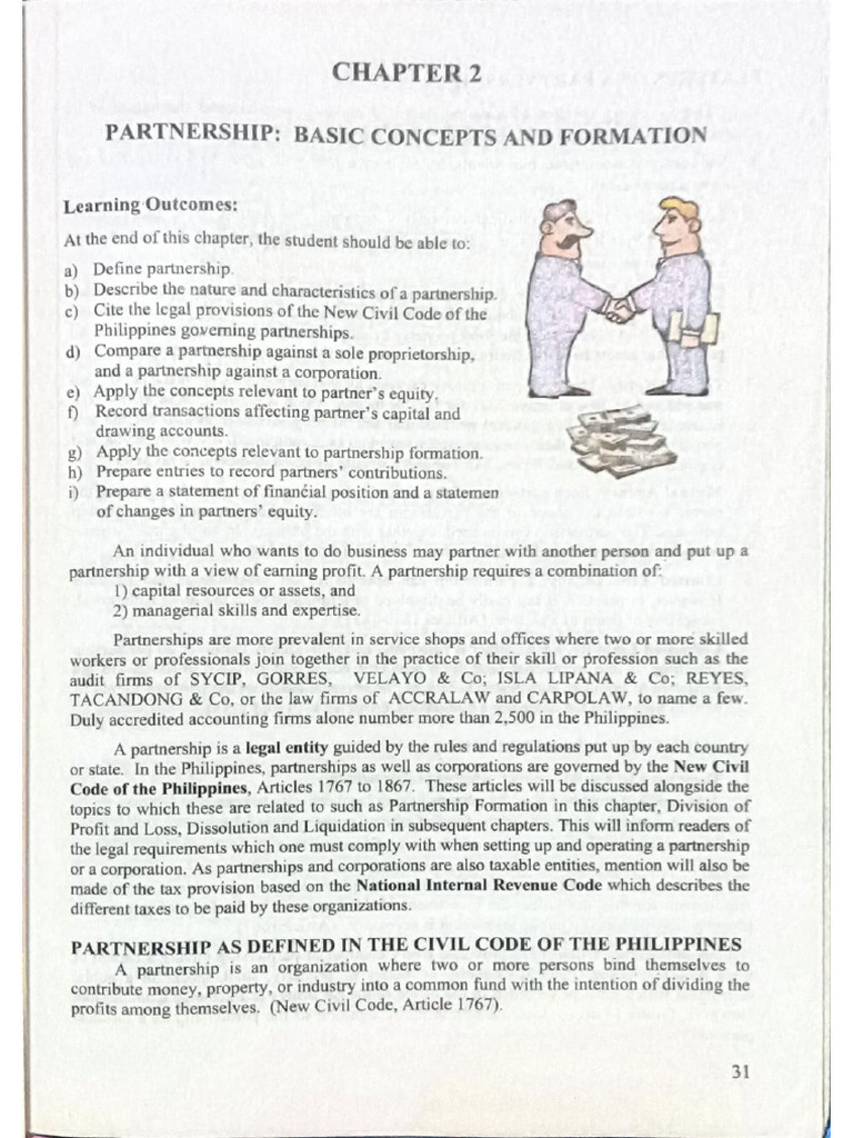 Partnership - Basic Concepts Formation | PDF