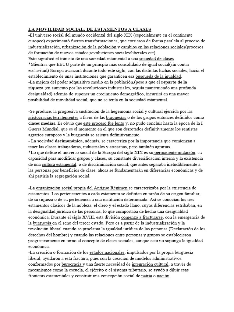Tema 3_ Ricos y pobres. Movilidad Social y acciones colectivas | PDF | Socialismo | Comunismo