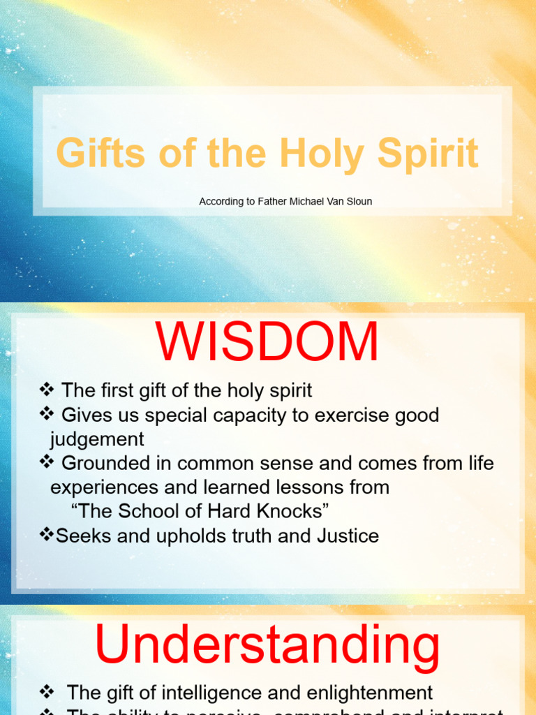 GIFTS-and-fruits-OF-THE-HOLY-SPIRIT | PDF