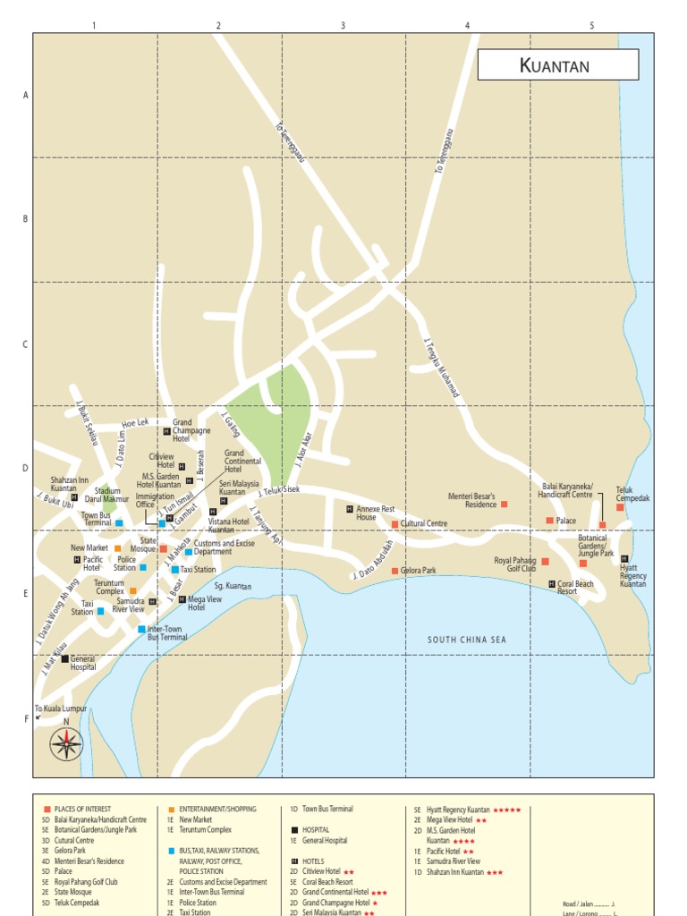 Map Pahang Kuantan | PDF