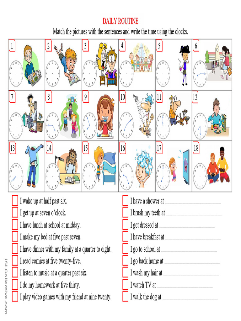 My Daily Routine 2 | PDF