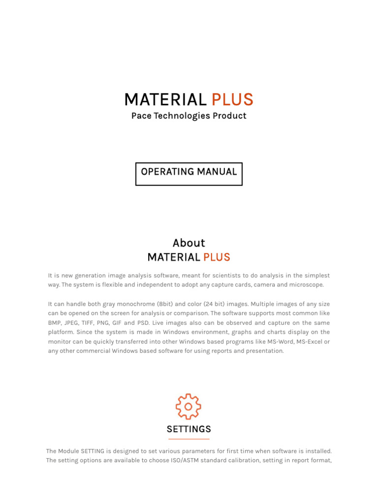 Material Plus Manual | PDF