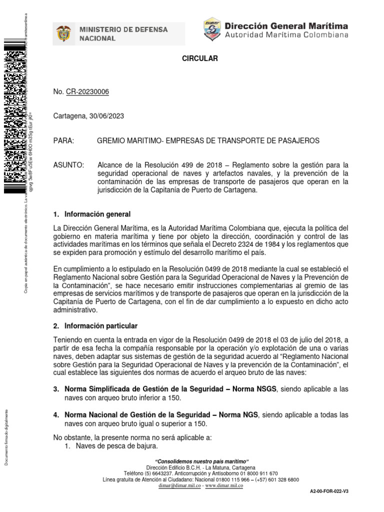 Circular General | PDF