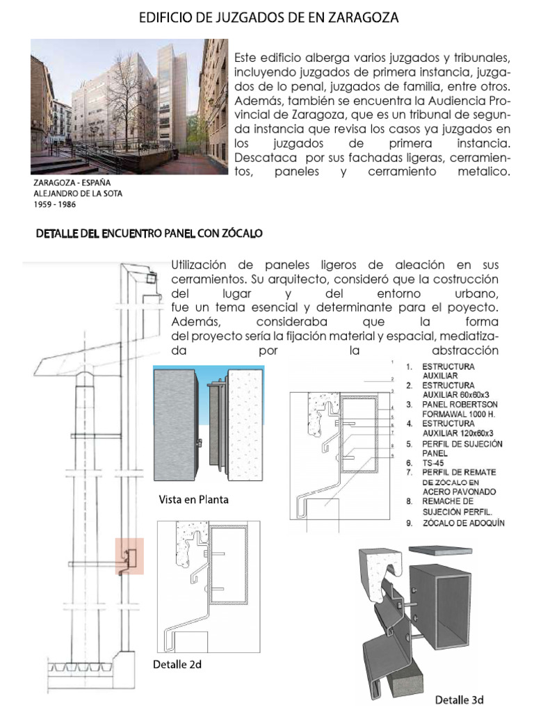 Detalle Constructivo Prefabricado | PDF