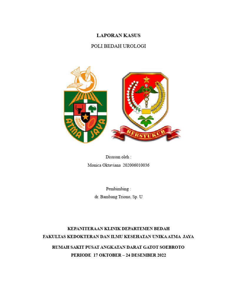 (Laporan Poli) Bedah Urologi | PDF