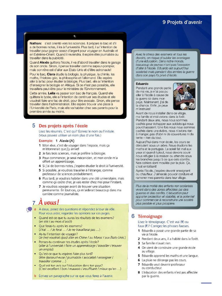 Projets D Avenir | PDF