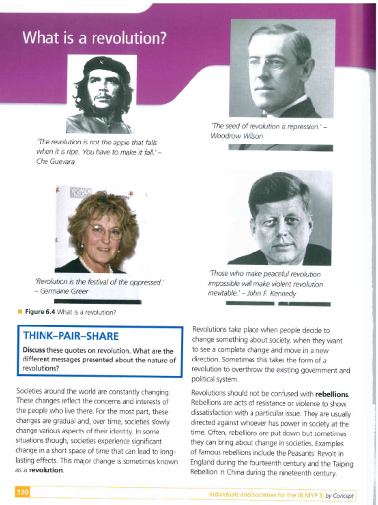 What Is Revolution Types of Revolution | PDF