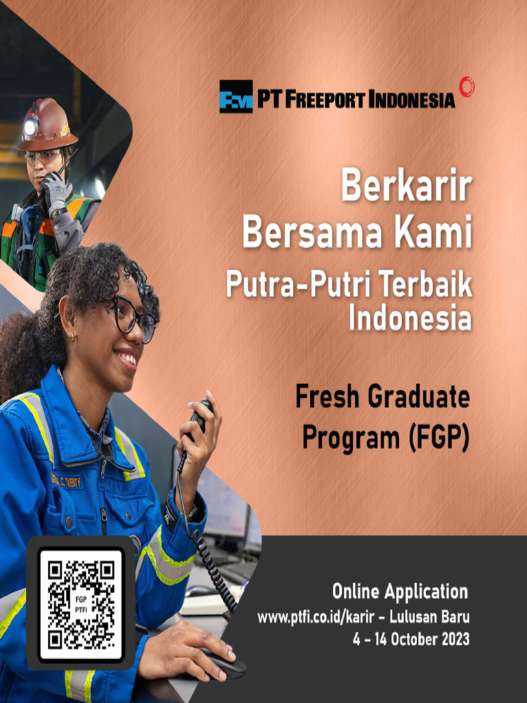 Fresh Graduate Program Freeport Indonesia 2023 1696461101 | PDF