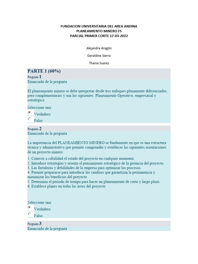 Parcial Planeamiento AAGSTS | PDF