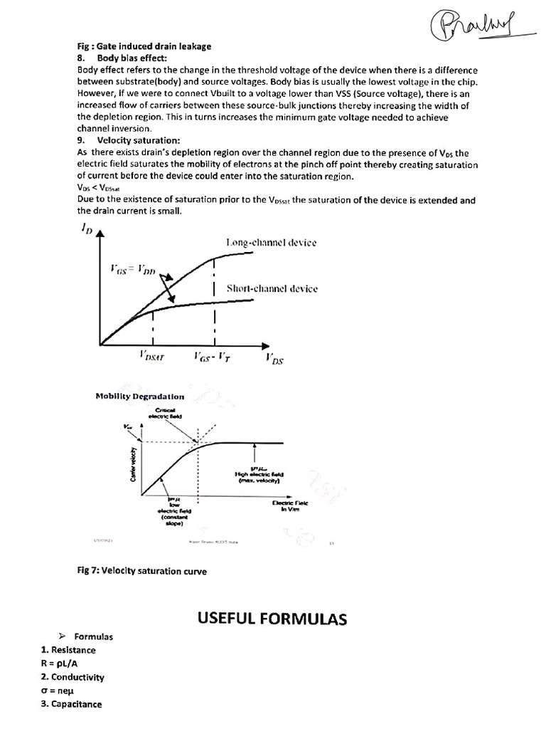 Short Channel Effects | PDF
