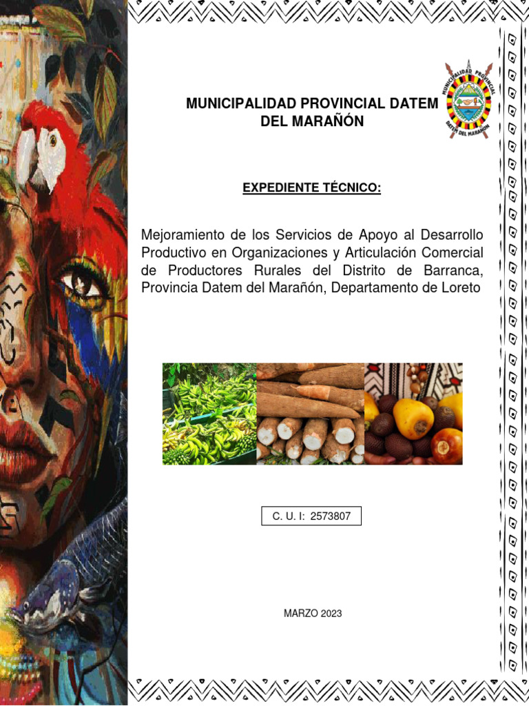EXP TECNICO FINAL - Proyecto Feria | PDF | Agricultura | Publicidad