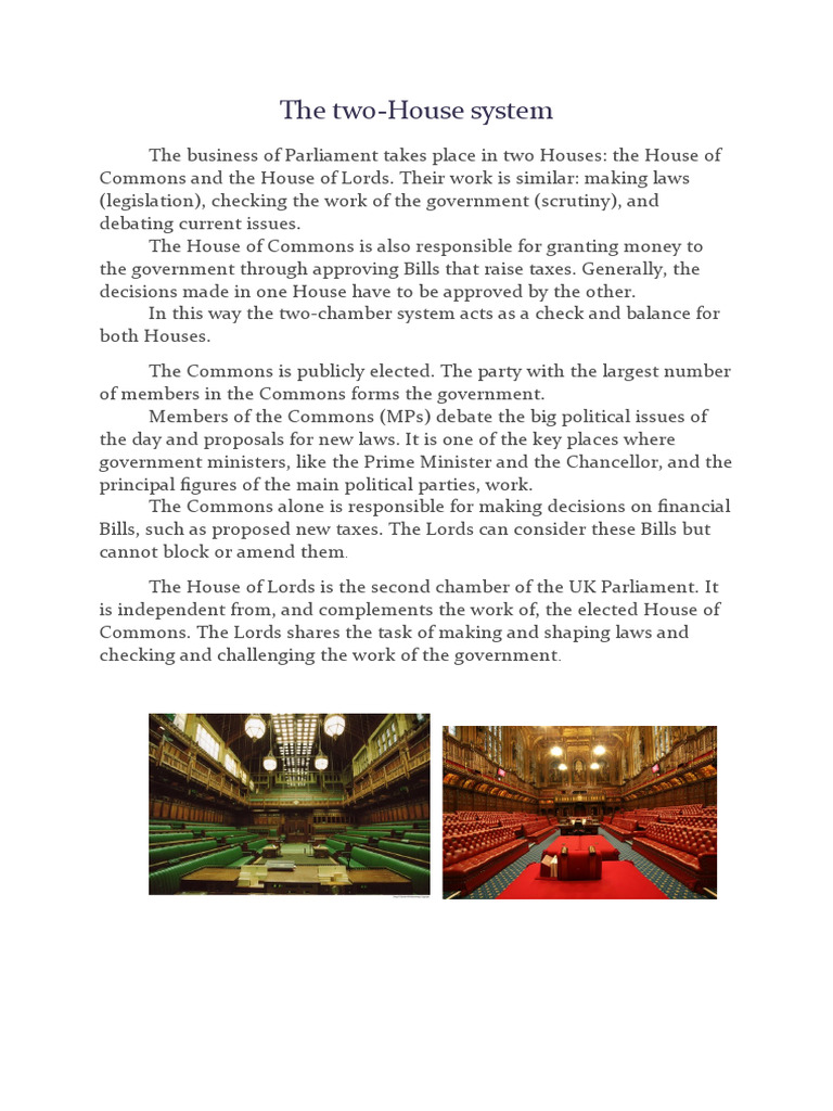 British Parliamentary System | PDF