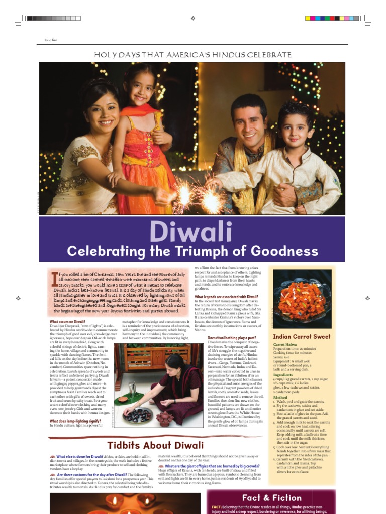 Hindu Festival Diwali Broadsheet Color | PDF | Rama | Indian Religions