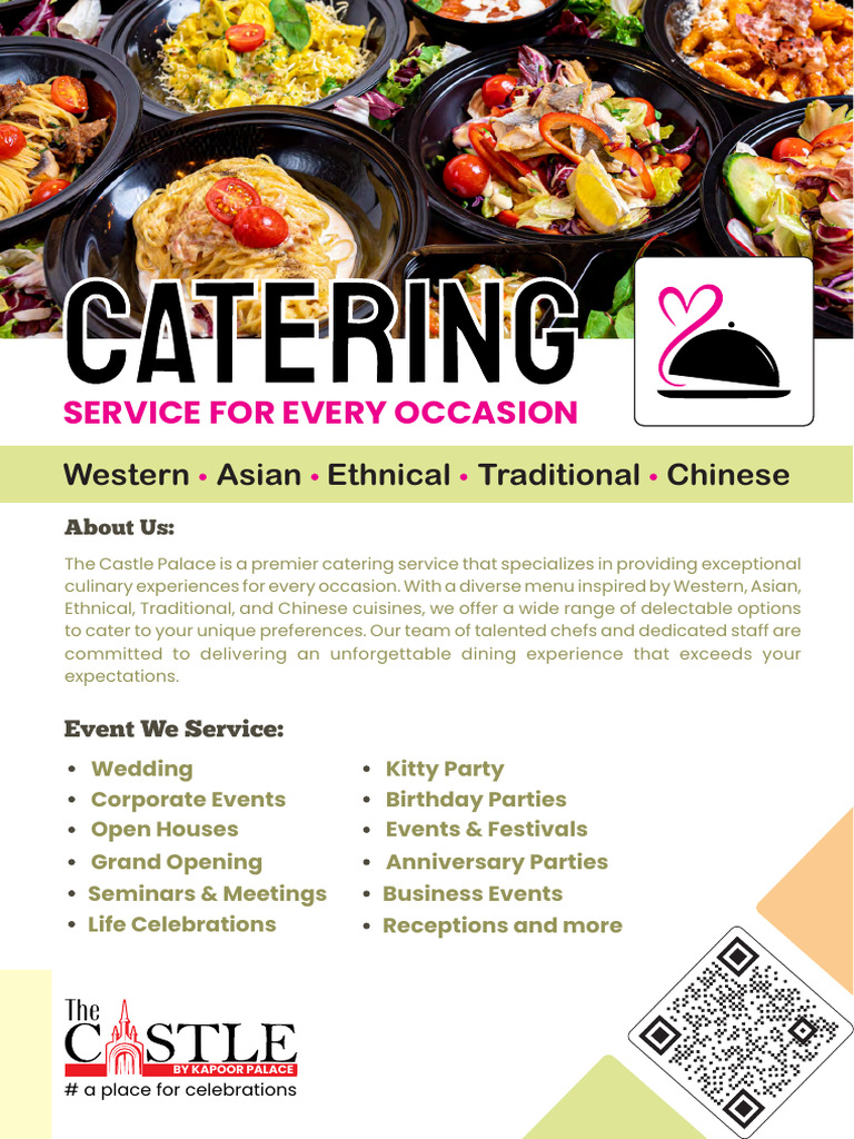 The Castle - Catering Menu | PDF