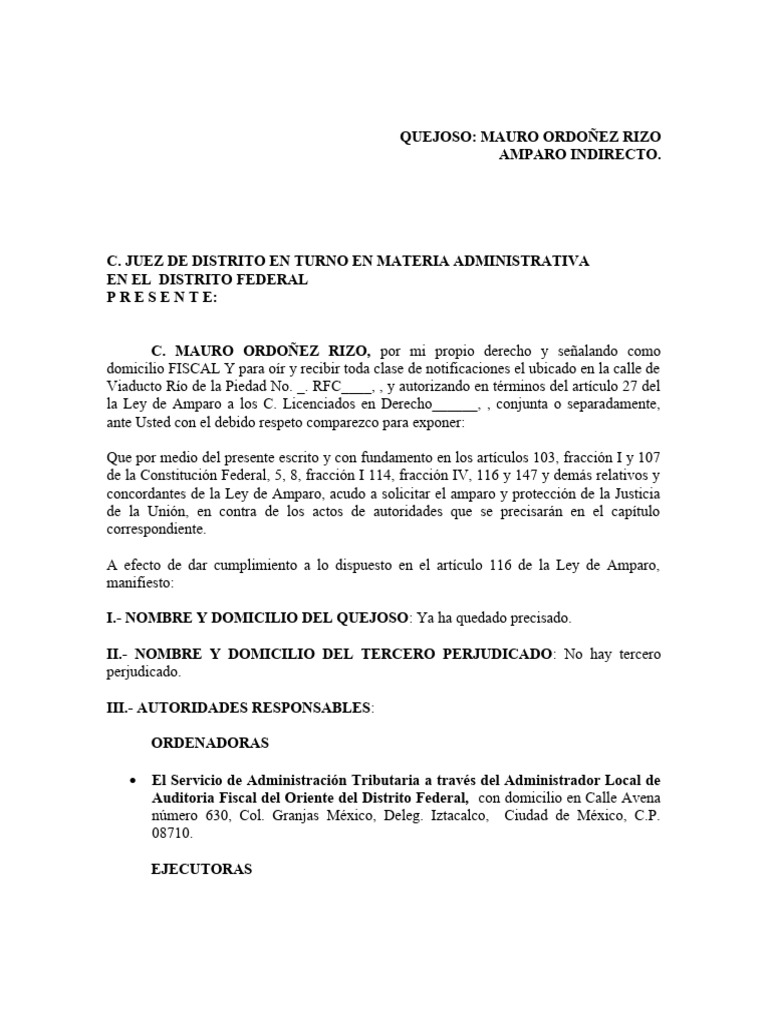 QUEJOSO | PDF