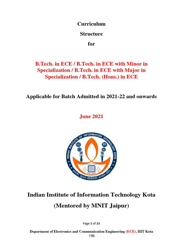 New ECE Curriculum 2021 Onwards | PDF
