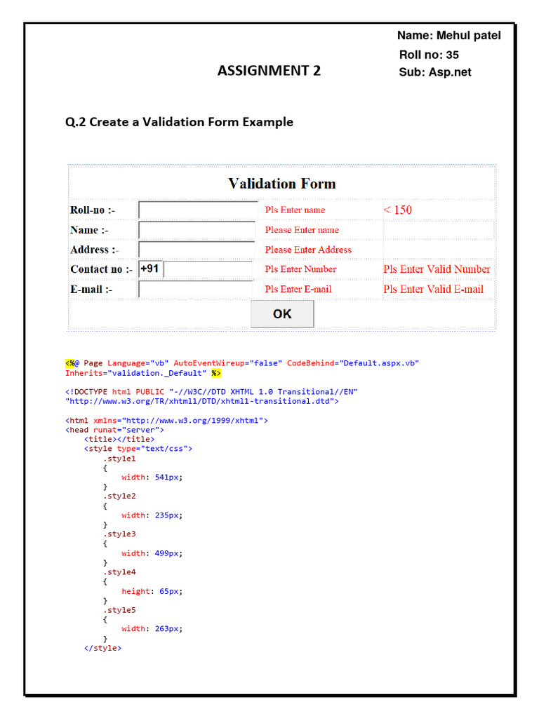 Ass2 Asp | PDF | Computers