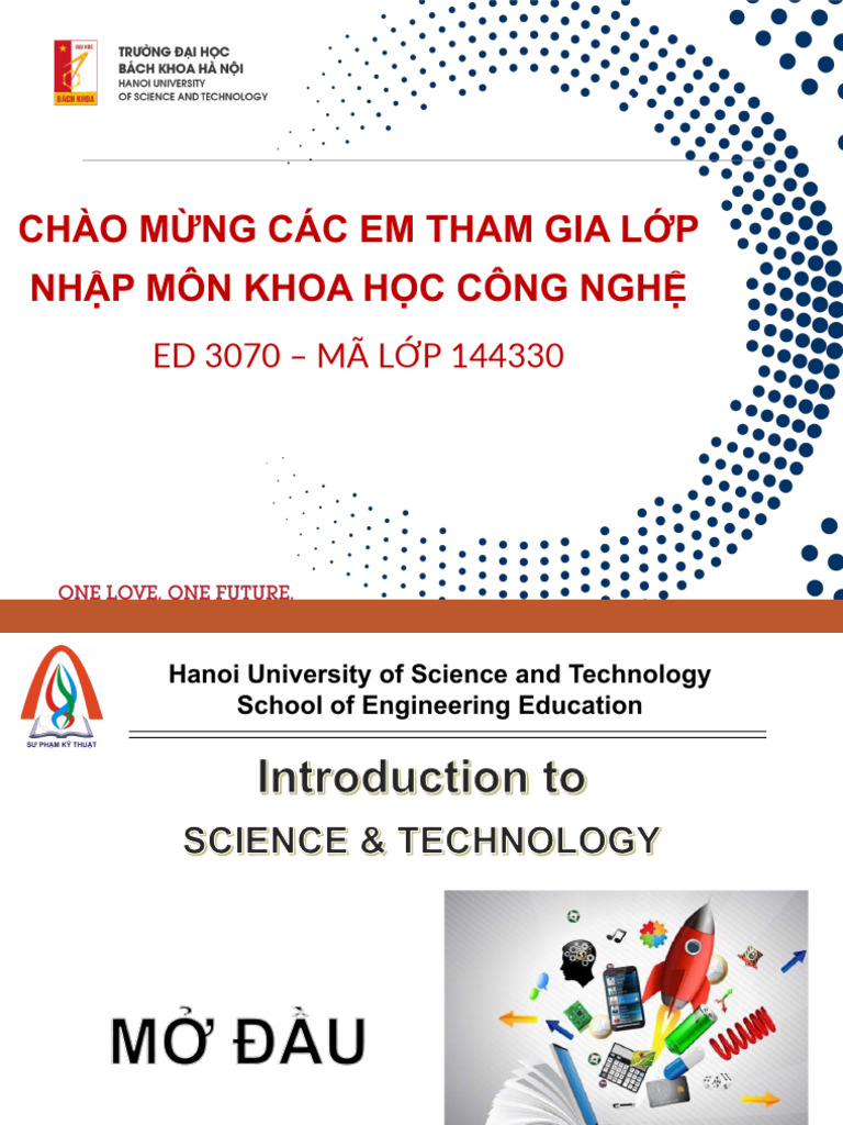 Introduction To Science and Technology - Intro | PDF