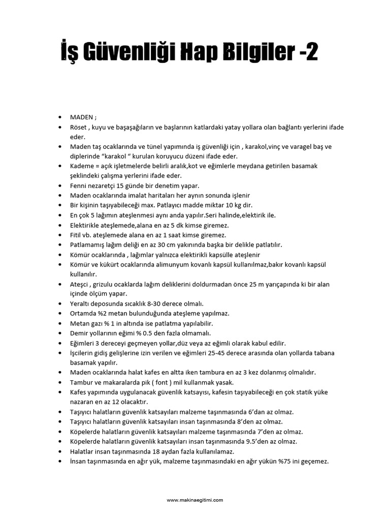 İSG Ders Notlarii | PDF