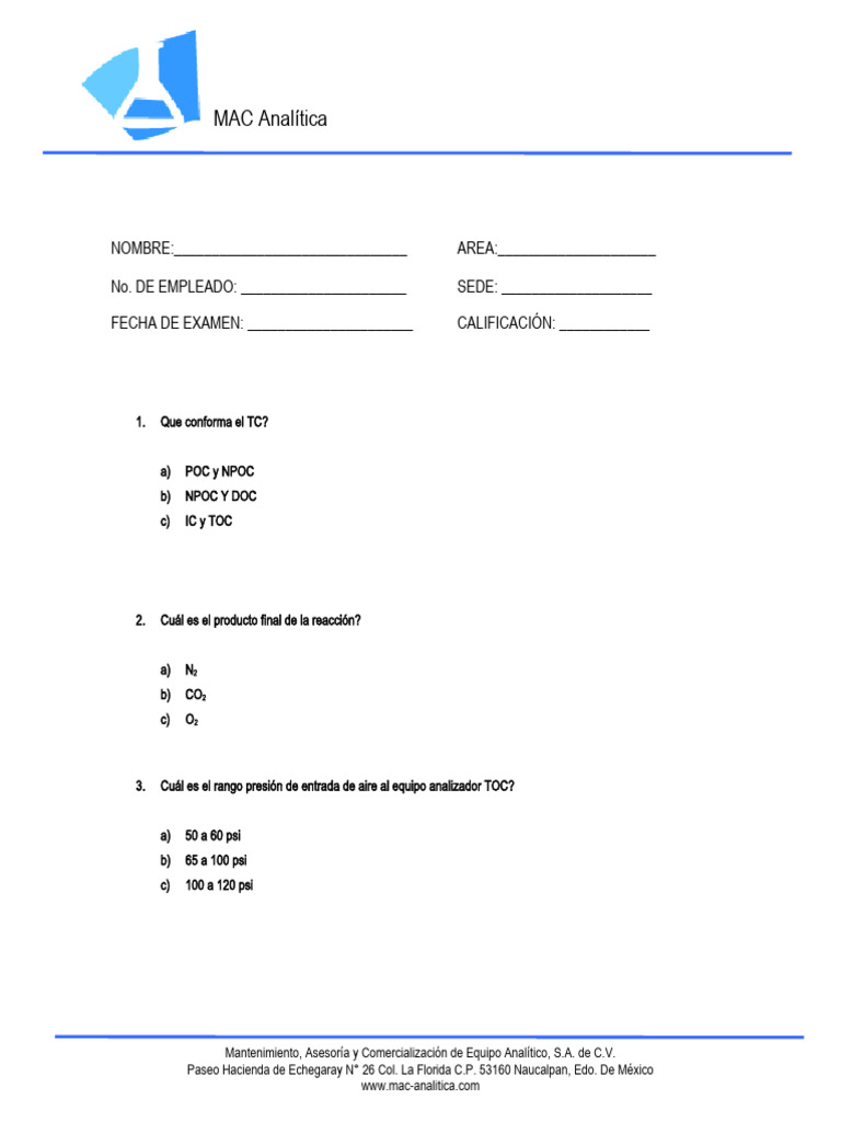 Exámen - Torch | PDF