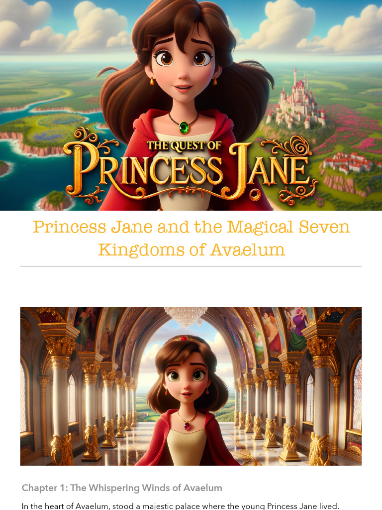 Princess Jane and The Magical Seven Kingdoms of Avaelum | PDF | Mystery ...