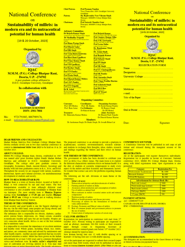 Conference Brochure - MMM BHTR | PDF