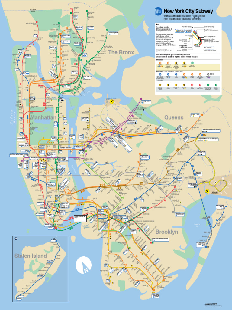 Accessible Stations Subway Map | PDF
