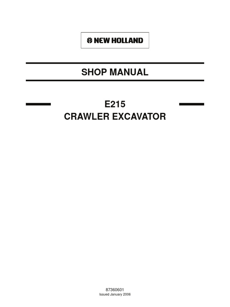 New Holland - E215 | PDF | Technology & Engineering