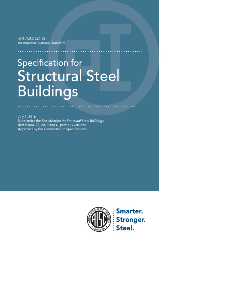 Aisc 360-16 | PDF