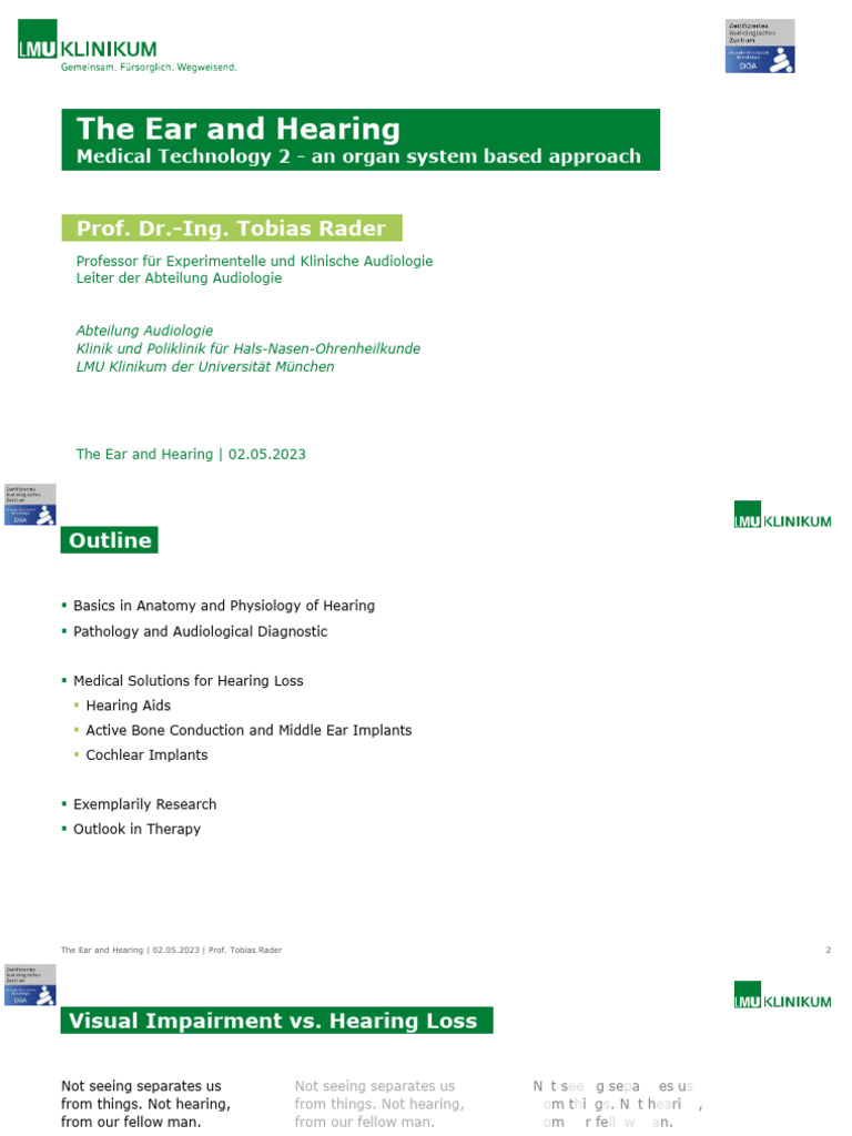 Ear and Hearing | PDF