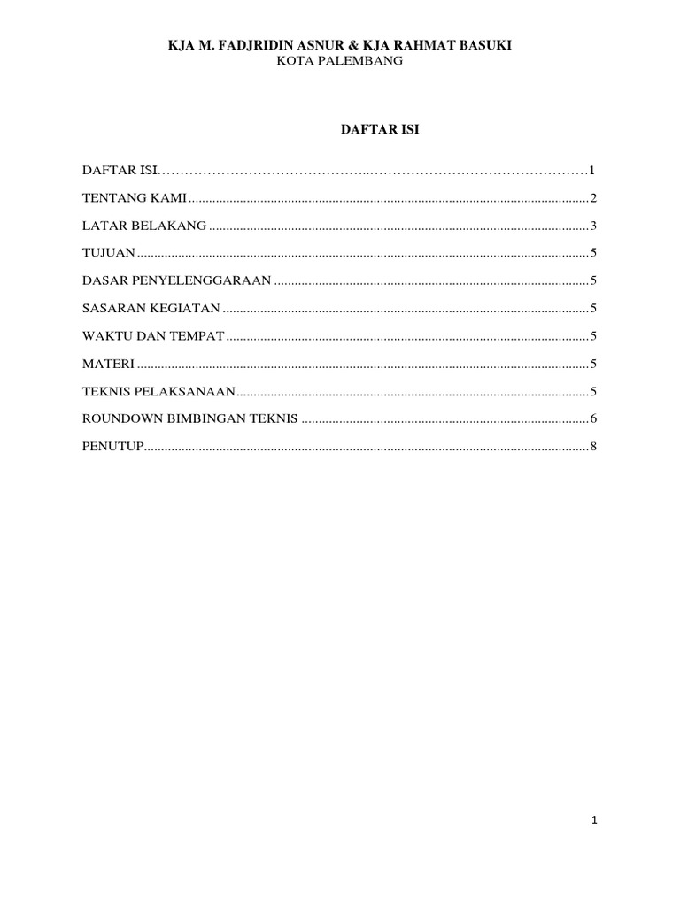 Proposal UMKM - KJA MFA & KAJ RB | PDF