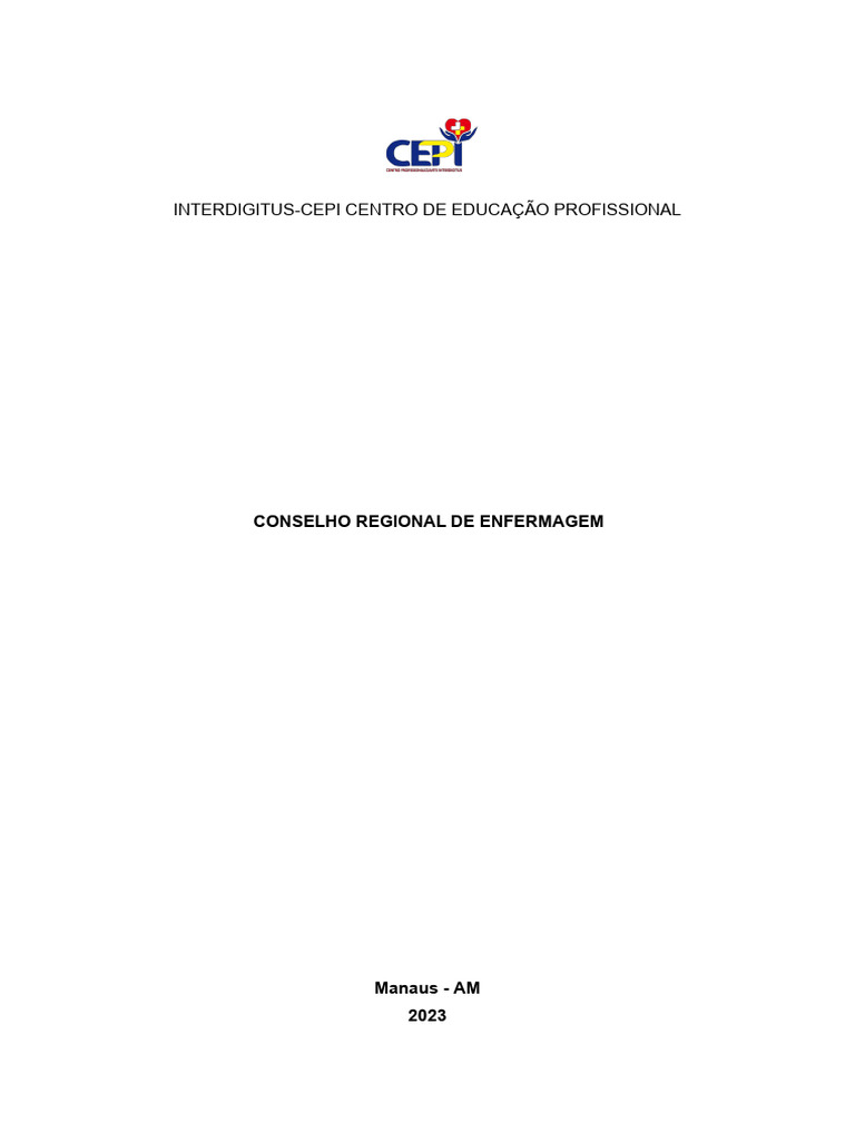 TRABALHO COREN Word (9999) | PDF