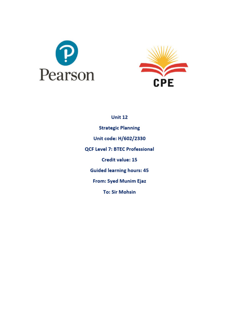 Unit 12 Assignment | PDF