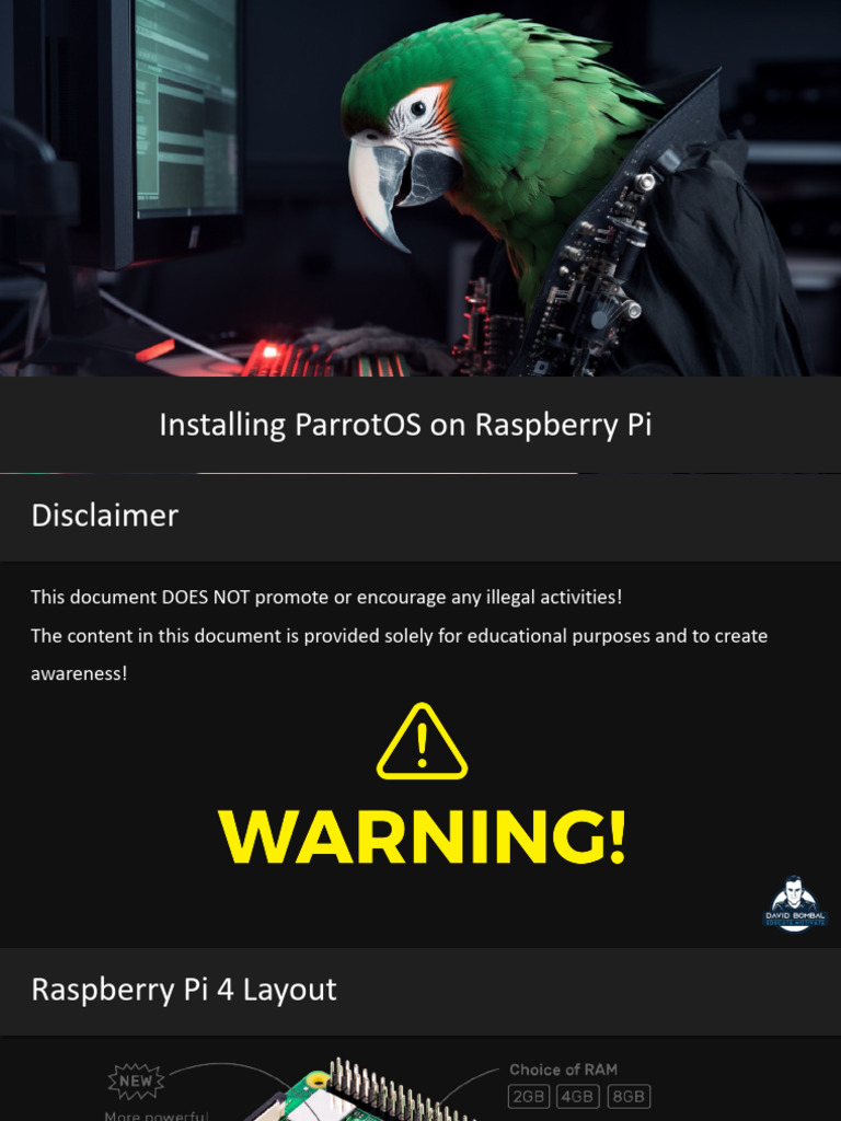 ParrotOS Raspberry Pi | PDF | Raspberry Pi | Information And Communications Technology