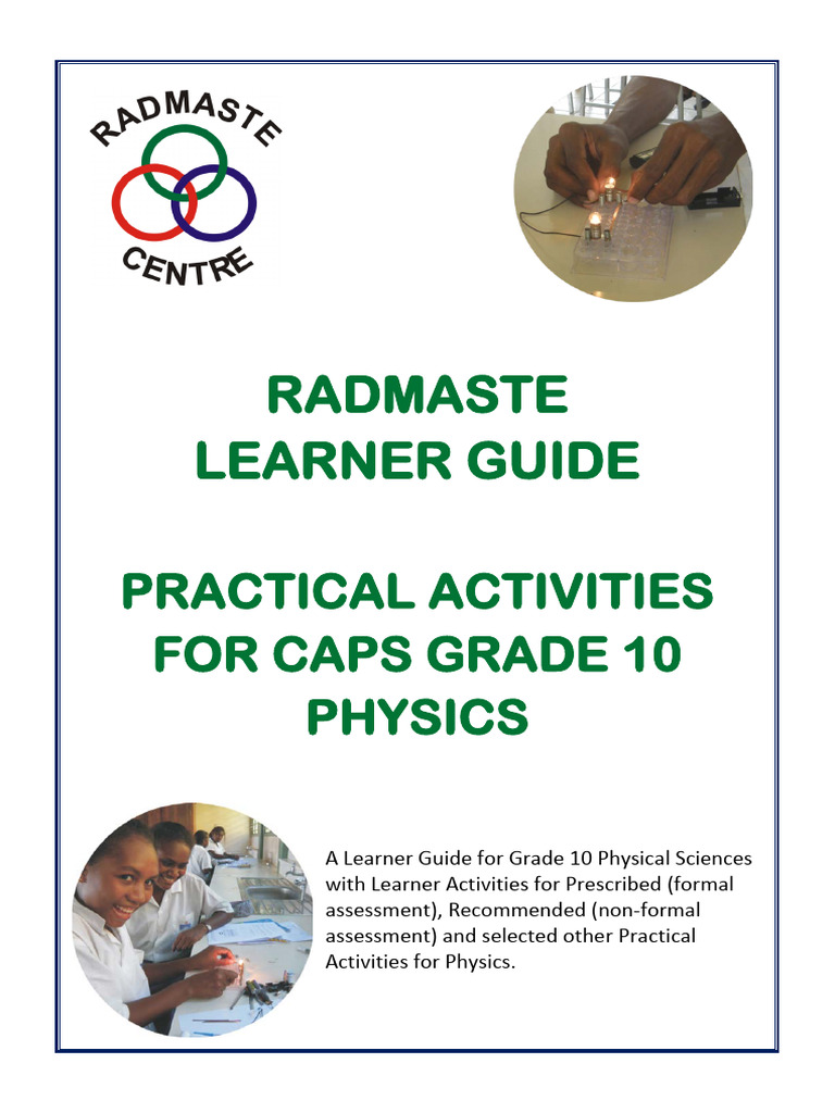 RADMASTE CAPS Grade 10 Physics Learner Guide | PDF